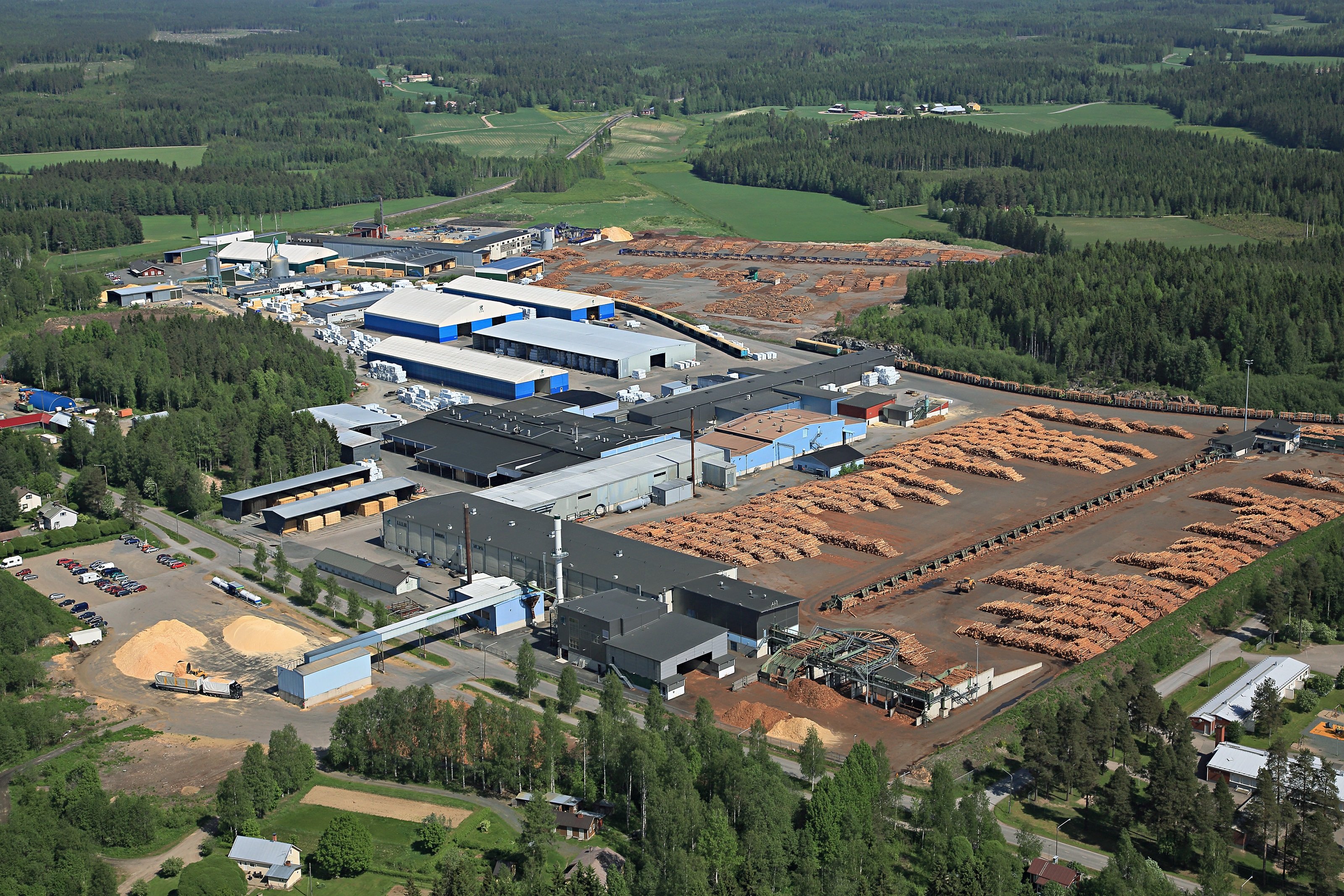 UPM Korkeakoski sawmill | Nordic pine sawn timber | UPM Timber
